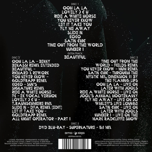 Goldfrapp - Supernature: 20th Anniversary Deluxe Edition - 2CD + Blu-r ...